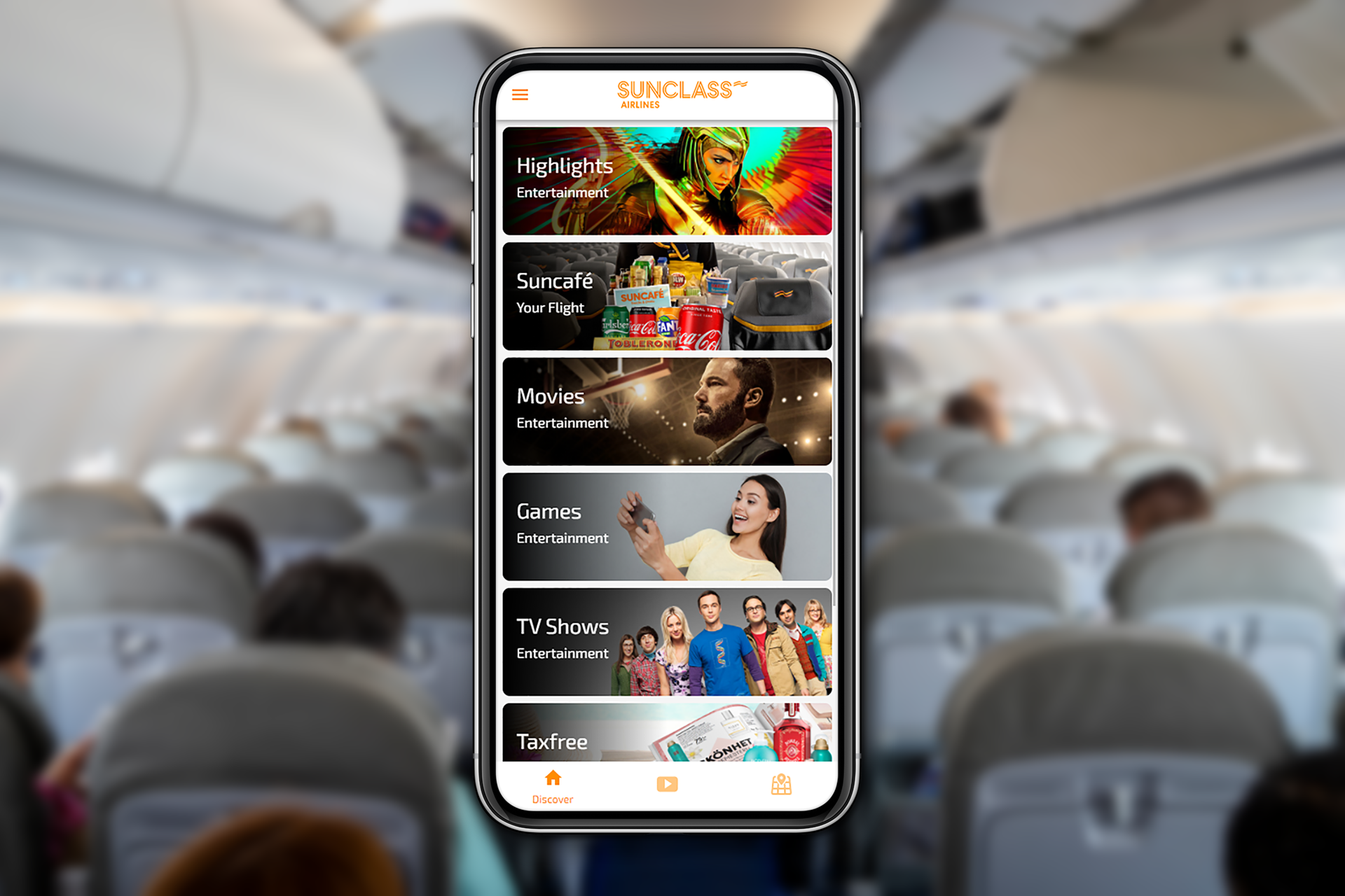 Sunclass Airlines Wireless IFE - Inflight Dublin